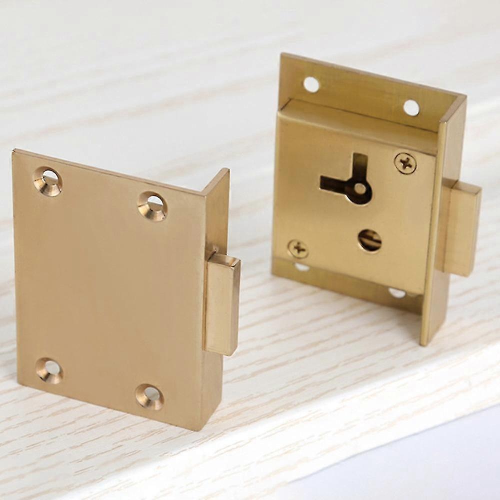 T4503 Vintage European Style Antique Brass Drawer Lock Wooden Boxes ...