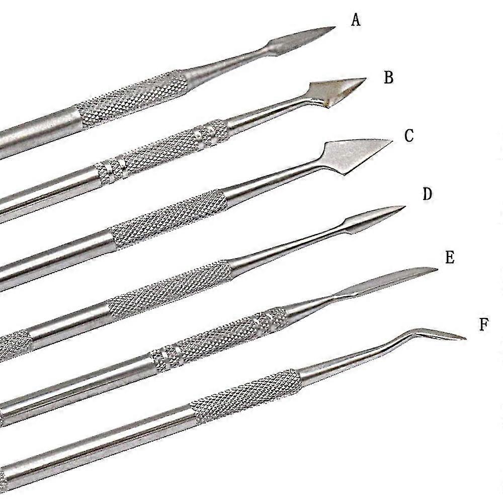 12 Pcs Wax Carvers Set Double Ended Dental Wax Modeling Sculpting Tools ...