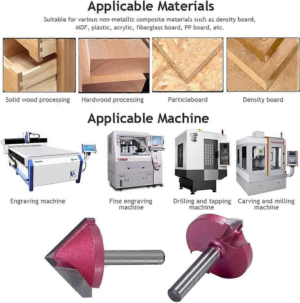 3D V Shape CNC Milling Machine, 32mm x 90 Degree (CED x Degree), 6mm ...