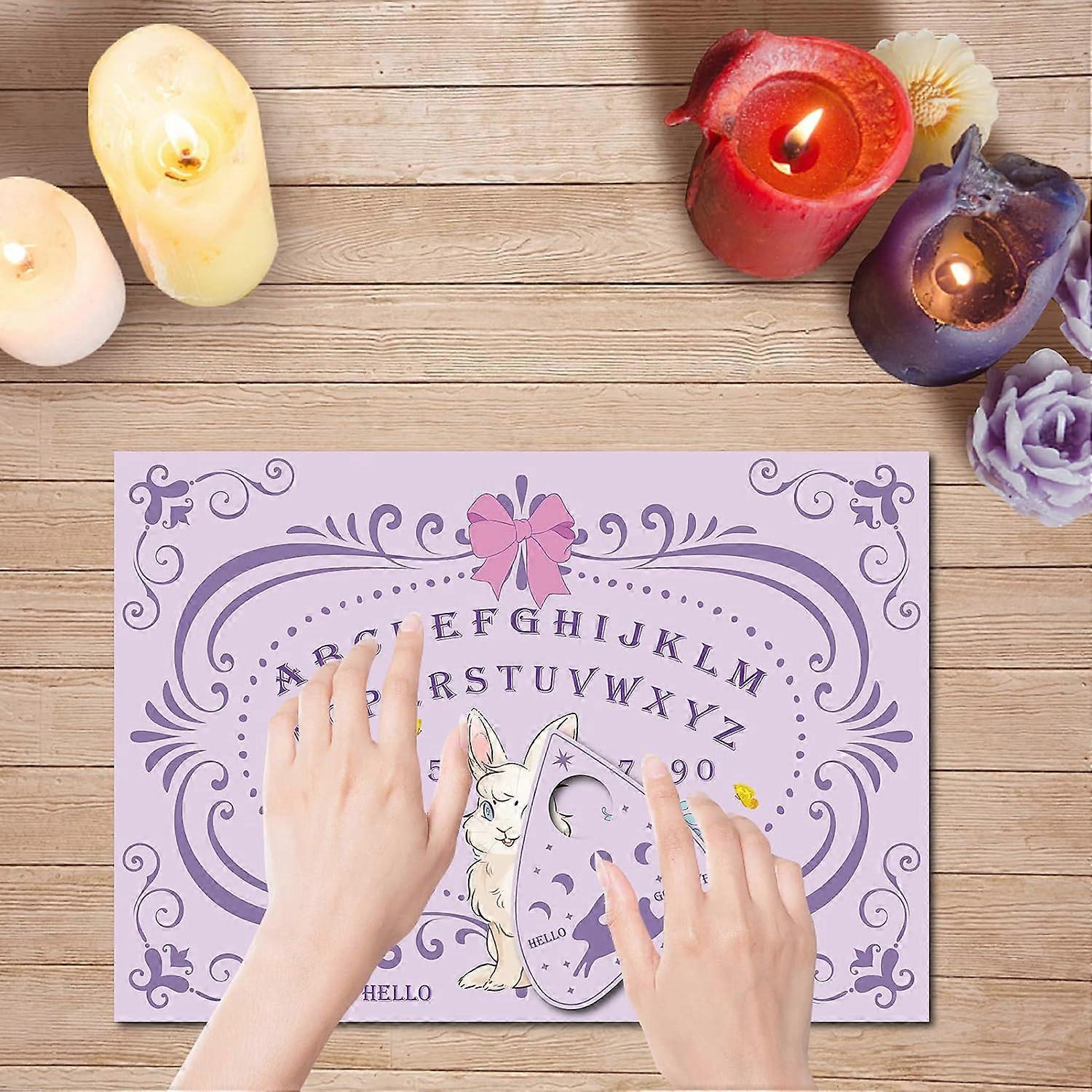 Rabbit Easter Wood Spirit Board Pendulum Board Wooden Talking Boards ...