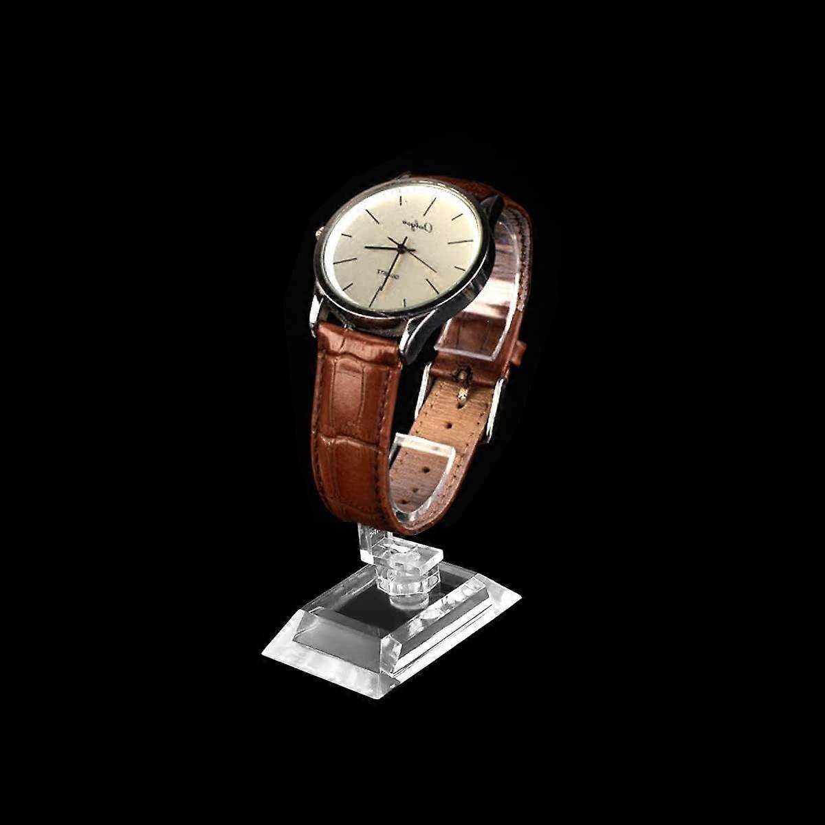 10 Pieces Watch Display Stands, Transparent Plastic C-Type Watch ...