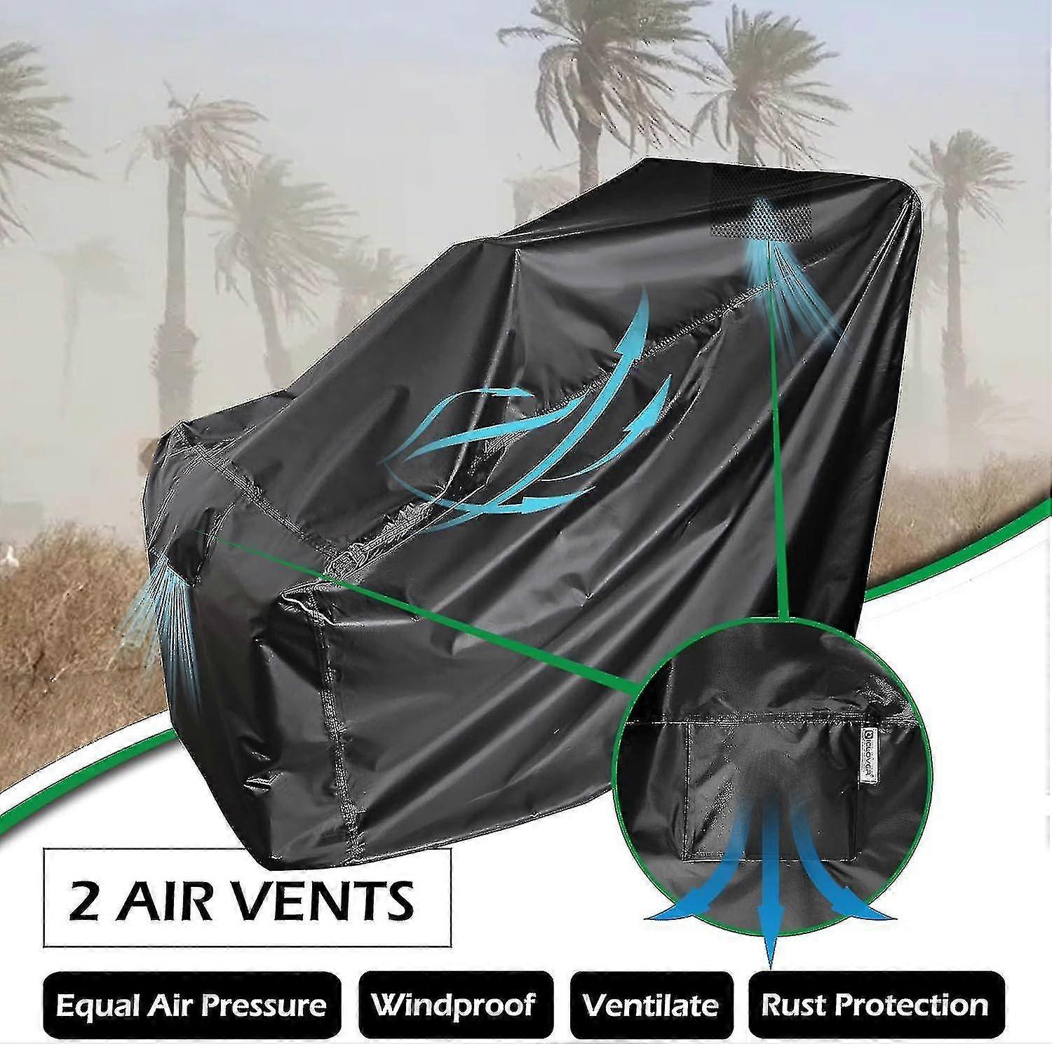 Snow Blower Cover, Universal Fit Two Stage Snow Thrower Cover, Heavy ...