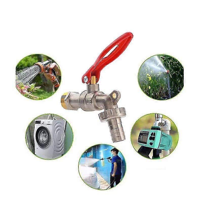 Zinc Alloy Water Tap Lockable Faucet Garden Hose Faucet With Lock,with ...