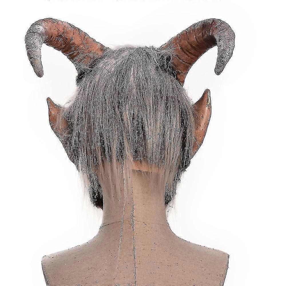 Lucifer Face Mask Devil Cosplay Masks Anime Halloween Demon Latex ...