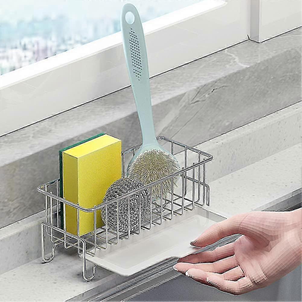 Kitchen Countertop Sponge Holder, Sus 304 Stainless Steel Dish ...
