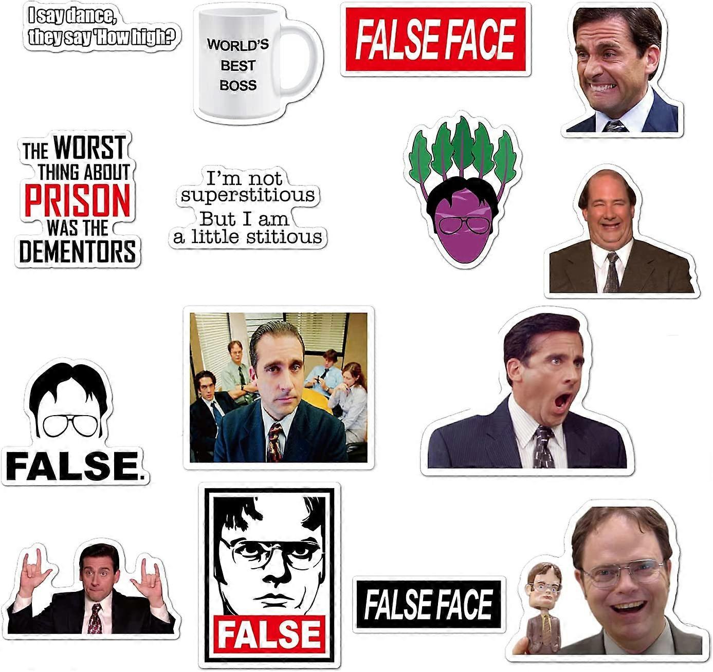 The Office Stickers Pack of 50 Stickers - The Office Stickers for ...