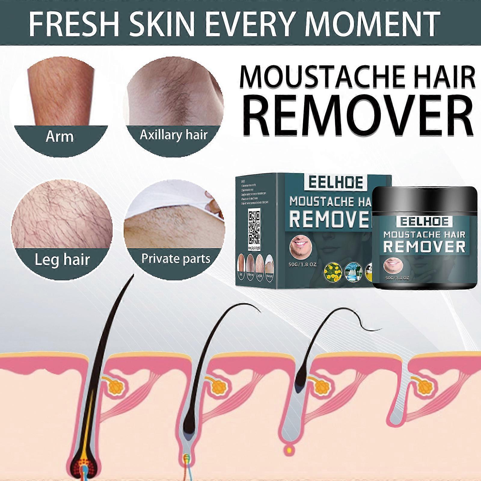 Men's hair removal cream, whole body hair removal wax, removes leg ...