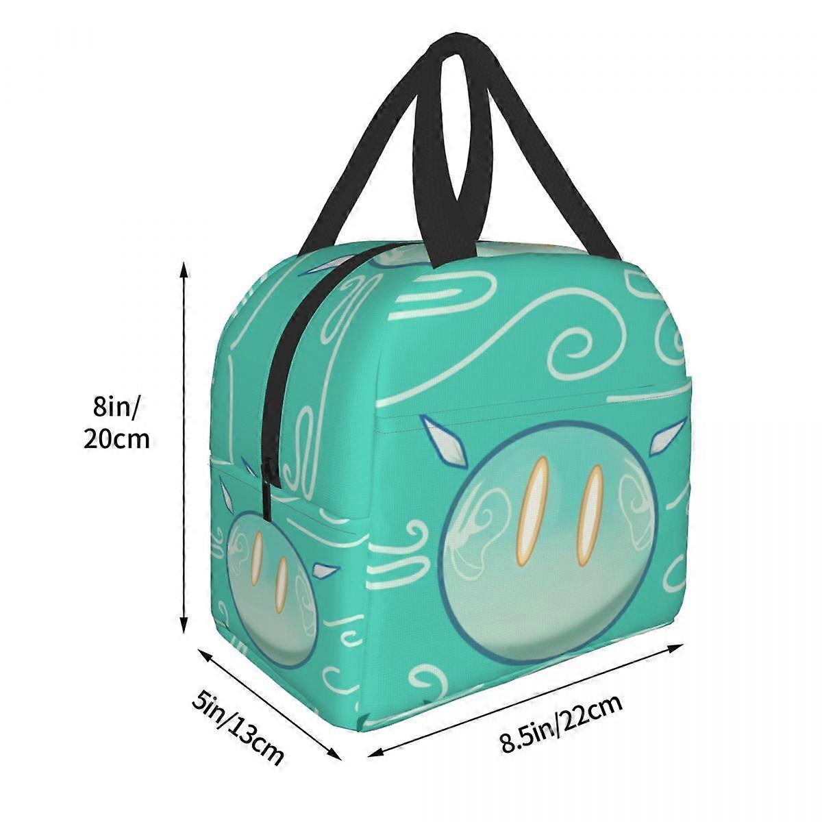 Anemo Slime Genshin Impact Insulated Lunch Tote Bag for Women Anime ...