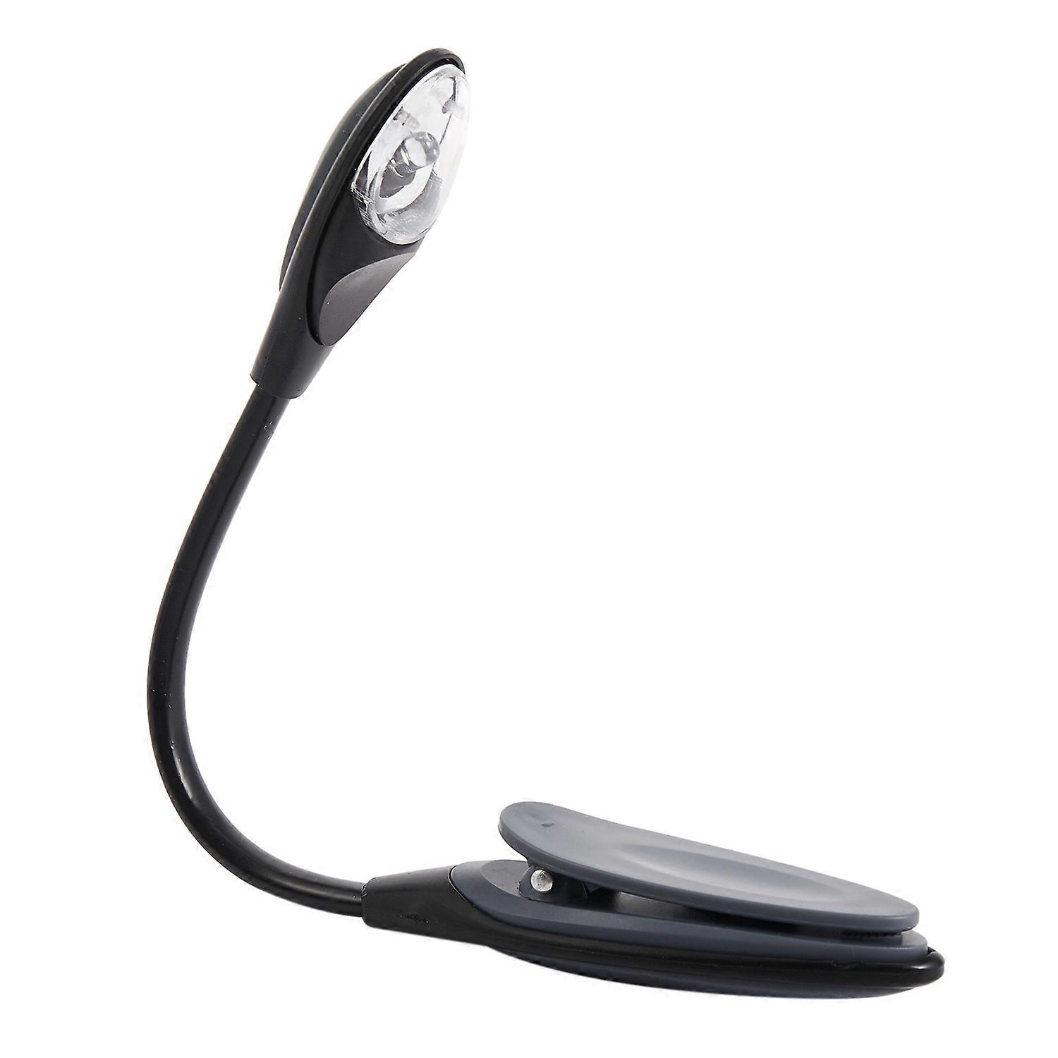 Mini Flexible Clip-on Bright Booklight LED Travel Book Reading Lamp ...
