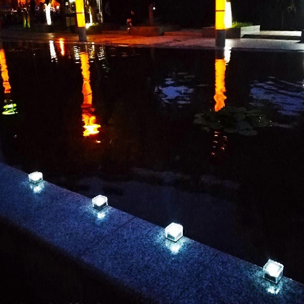 Elegant Solar Brick Lights, Upgraded Landscape Path Light for Garden ...