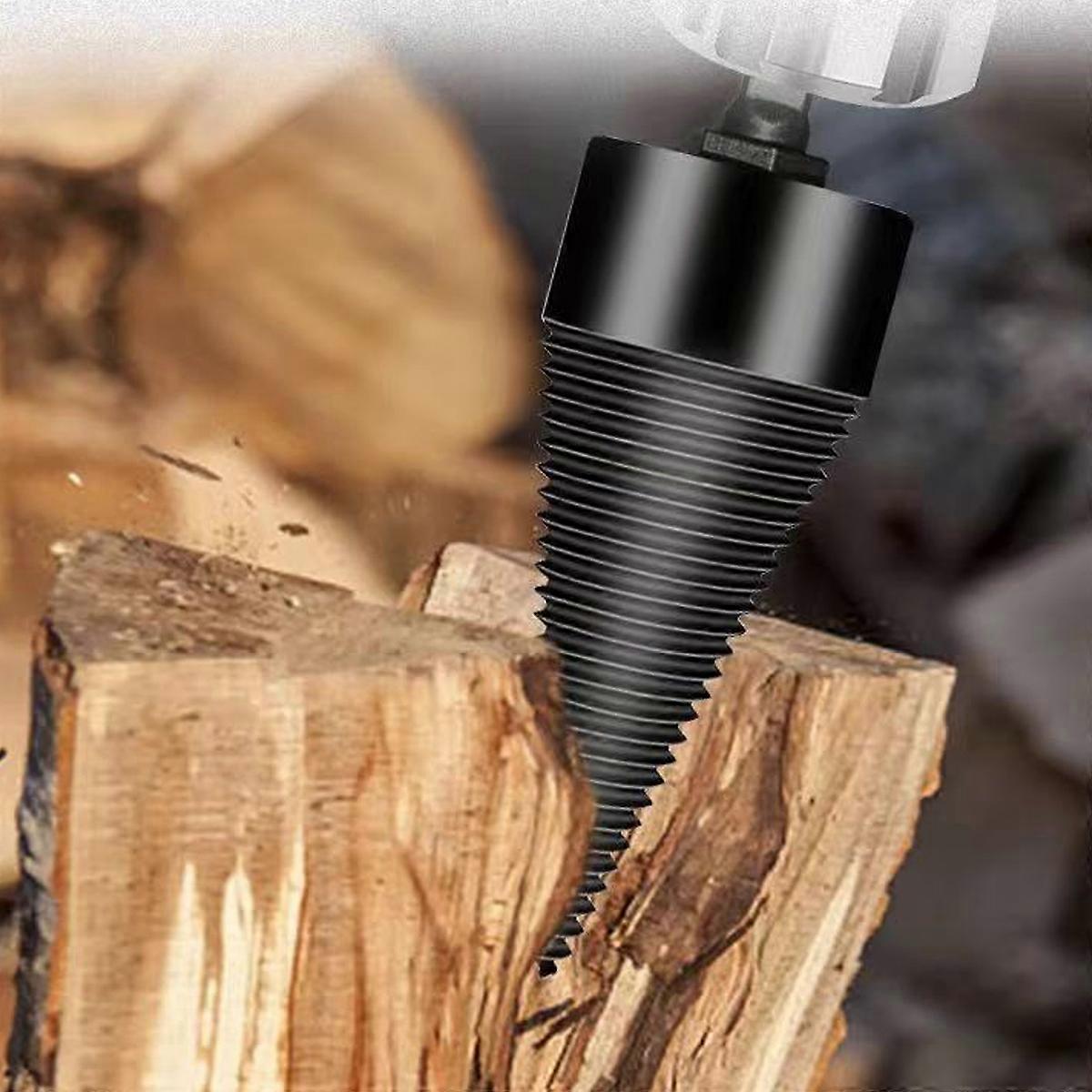 Drill cone wood splitter screw cone shank, wood splitter drill bit with ...
