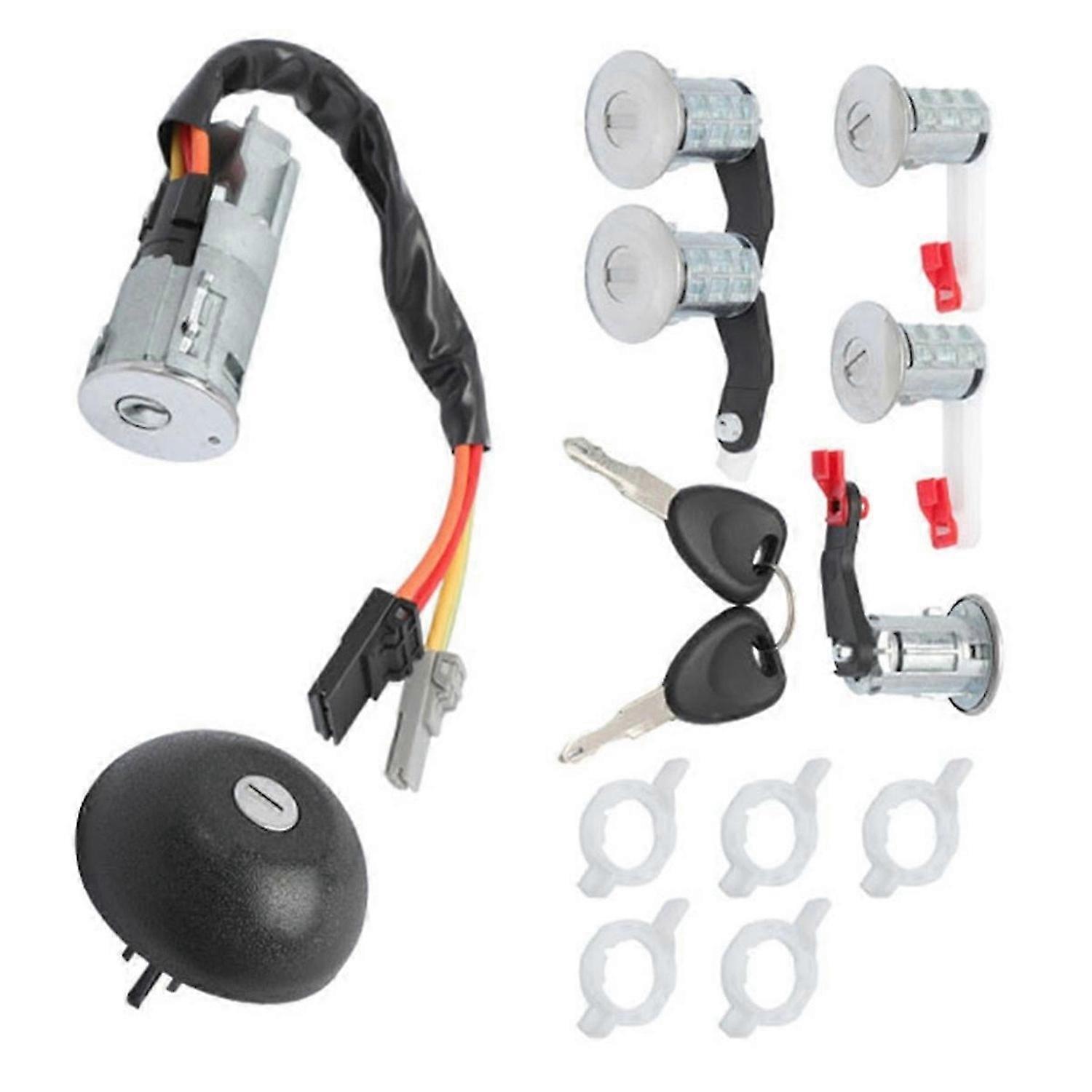 Car Ignition Steering Switch Barrel Lock 7701471591 7701471592 7701475696 for Opel Movano ...