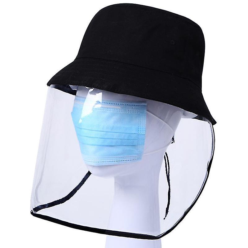 Protection Anti Saliva Hat Clear Full Face Shield Cover Fishman Caps ...