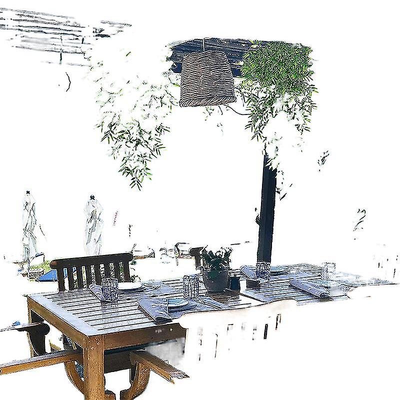 Kunstig væghængende Simulering Blomst Bambus blad rattan Falske grønne ...