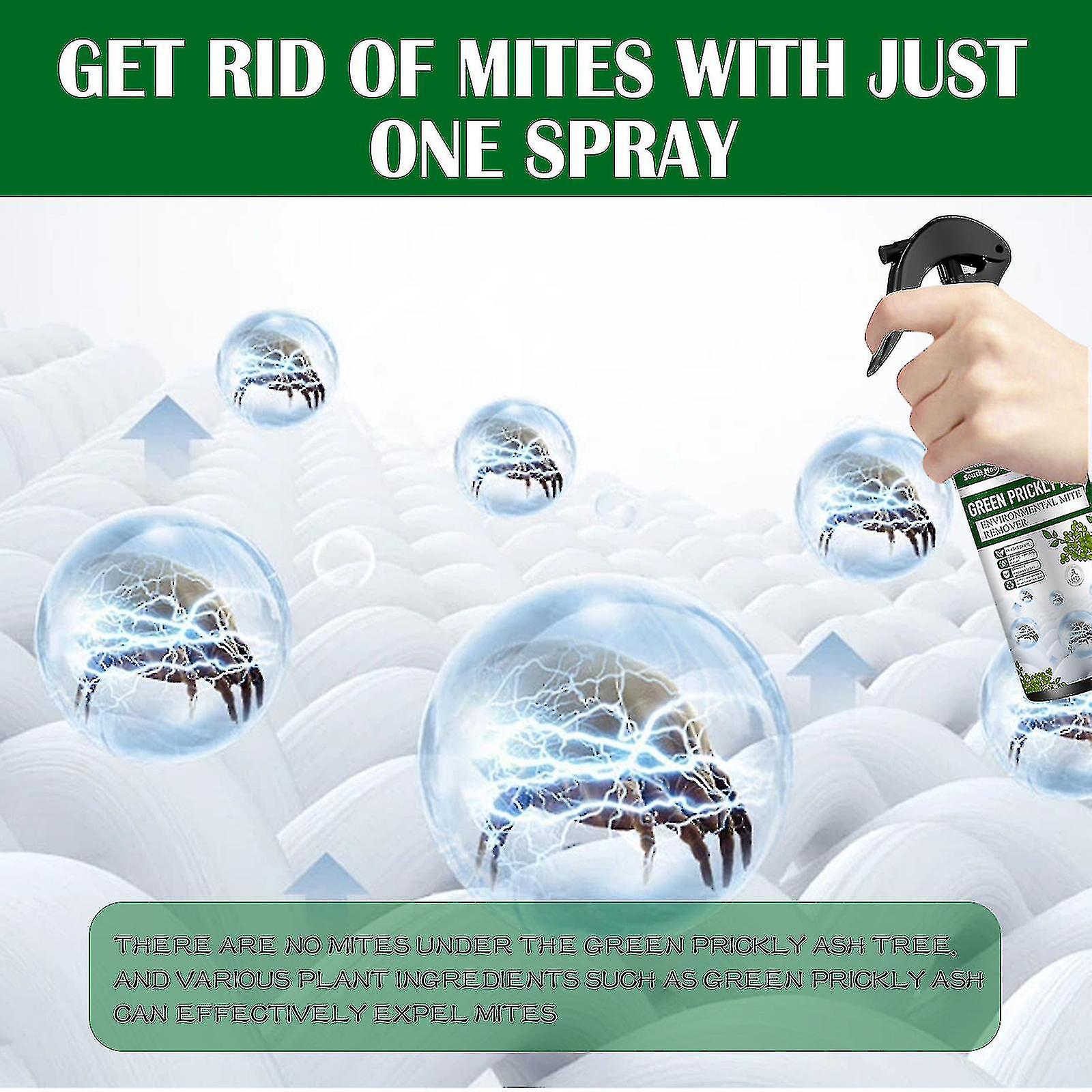 Bed Bug & Dust Mite Killer Natural Spray Treatment For Mattresses ...