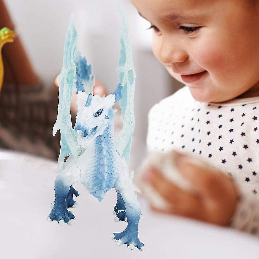 Children Ice Dragon Figure Model Tot, Plastic Figure Realistic ...