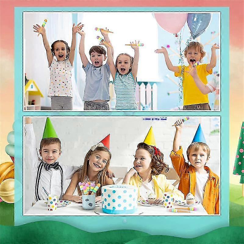 24 Pack Ice Cream Pens Various Colors Cute Kids Pen Holder Ice Cream ...