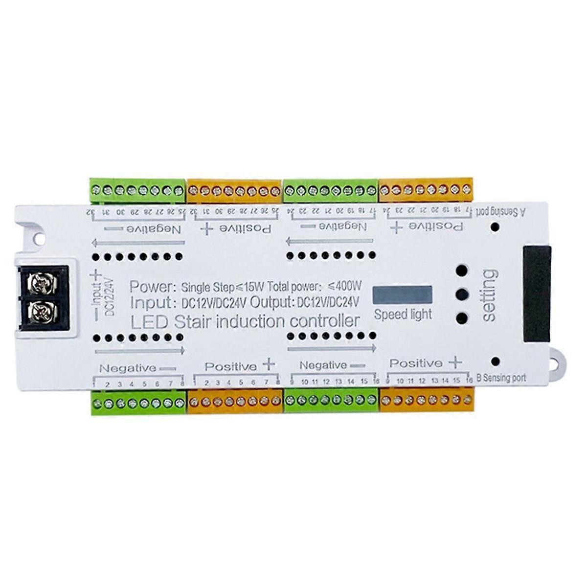 Automatic 32 Channels Stairway Lighting LED Motion Sensor Stair Light ...