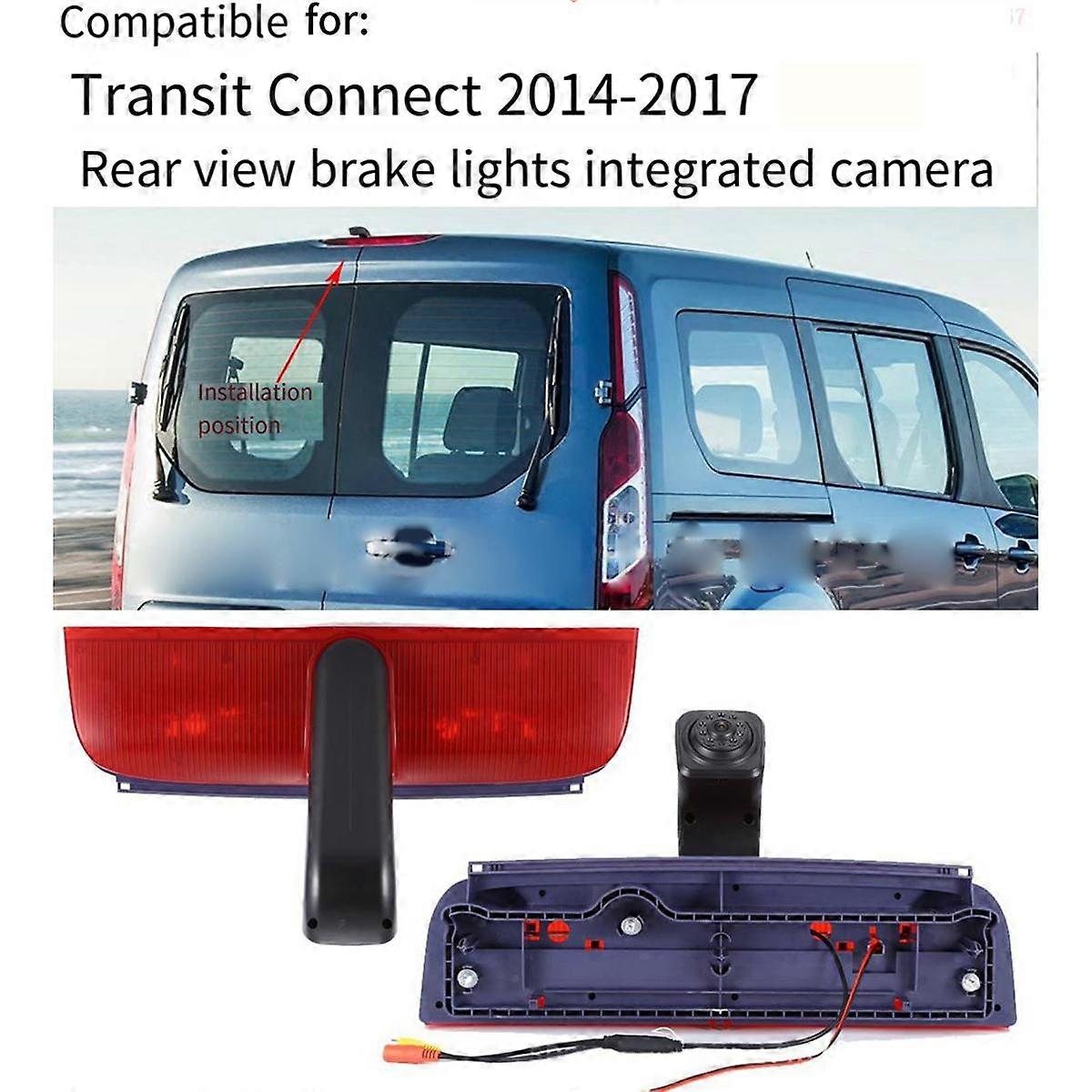 Car Rear View Reverse Camera for Transit Connect 2014-2017 Brake Light ...