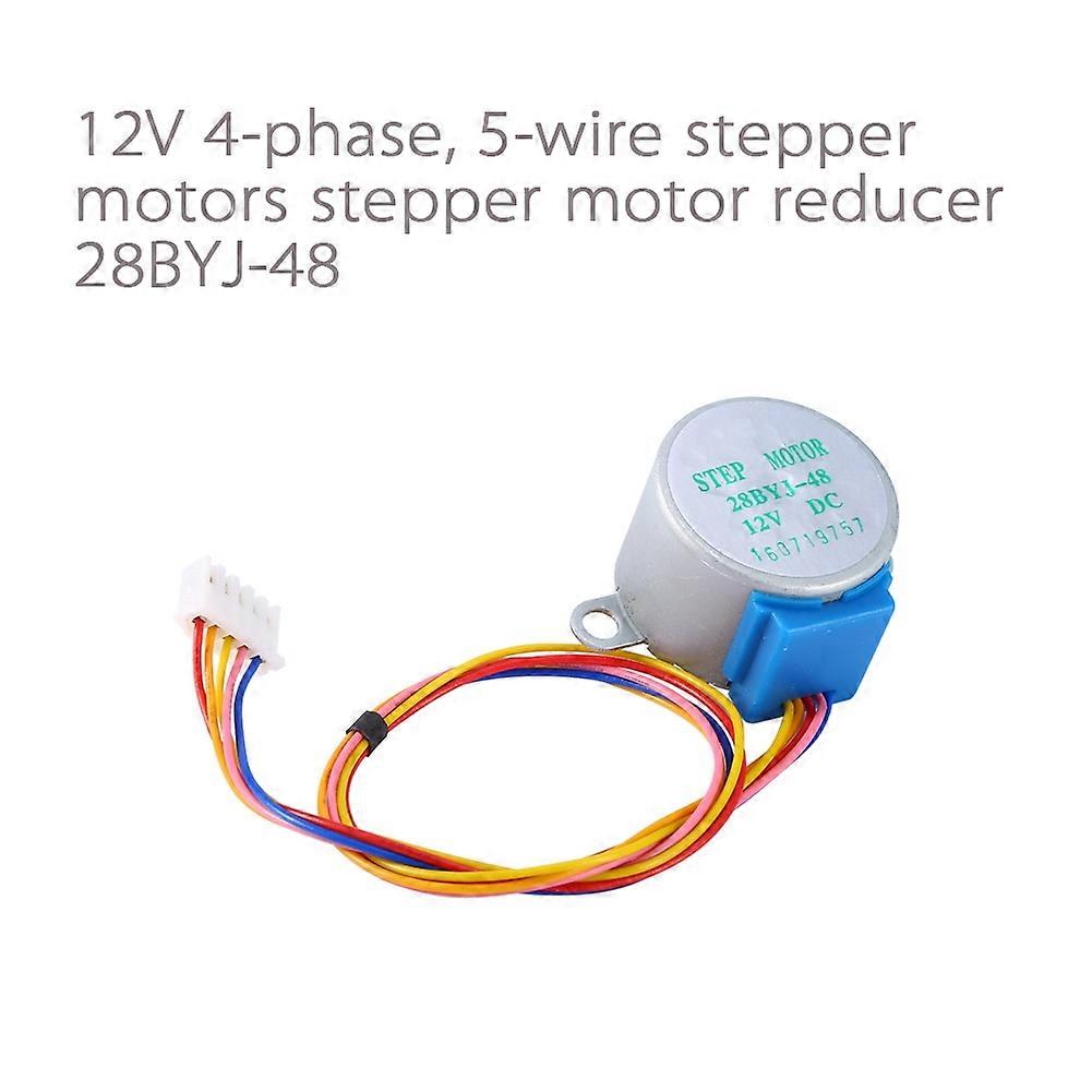 1x 12V 4-phase 5-Wire Stepper Motor 28BYJ-48-12V for DIY Project ...