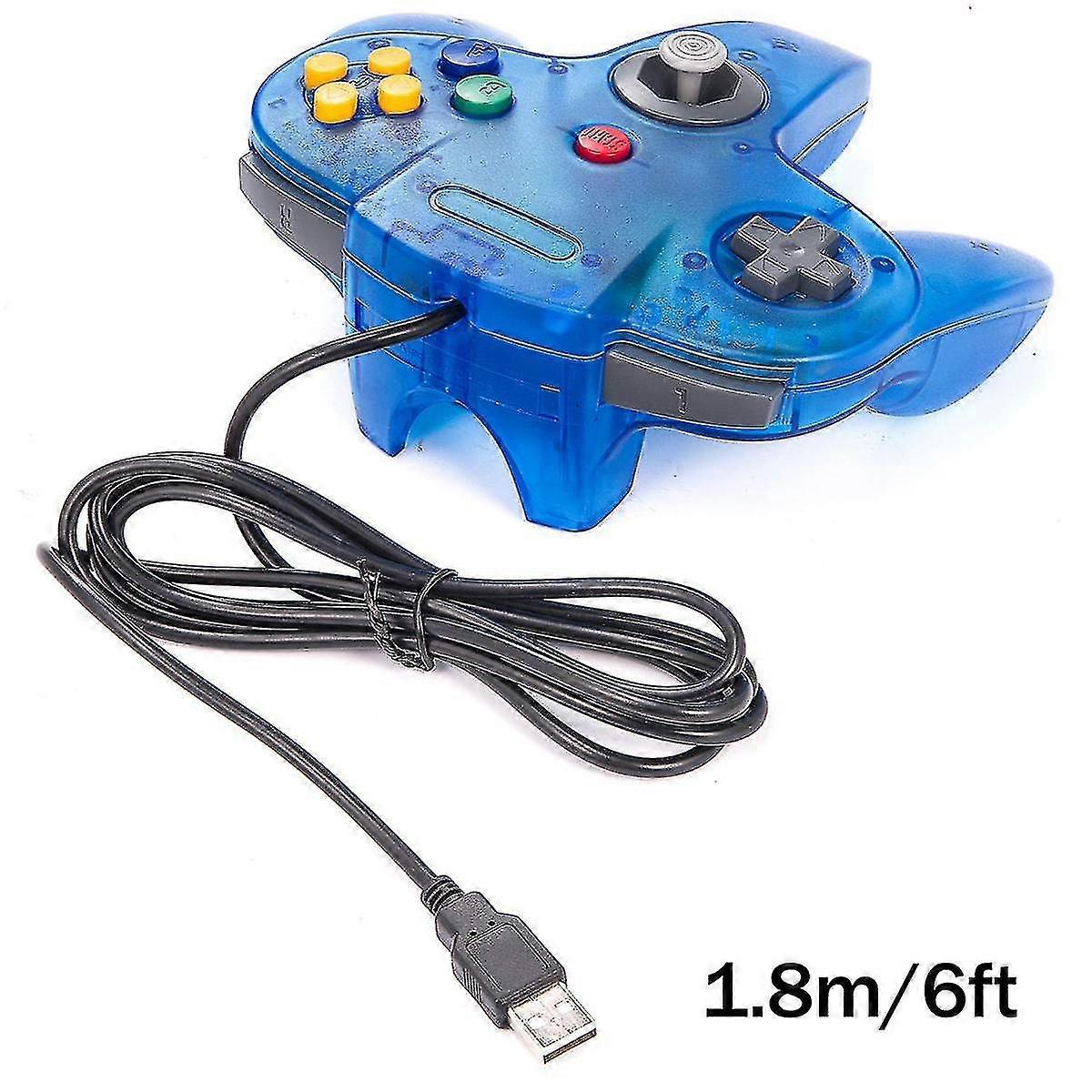 Classic Usb Controller For N64 Gaming, Usb Retro N64 Gamepad Joystick ...