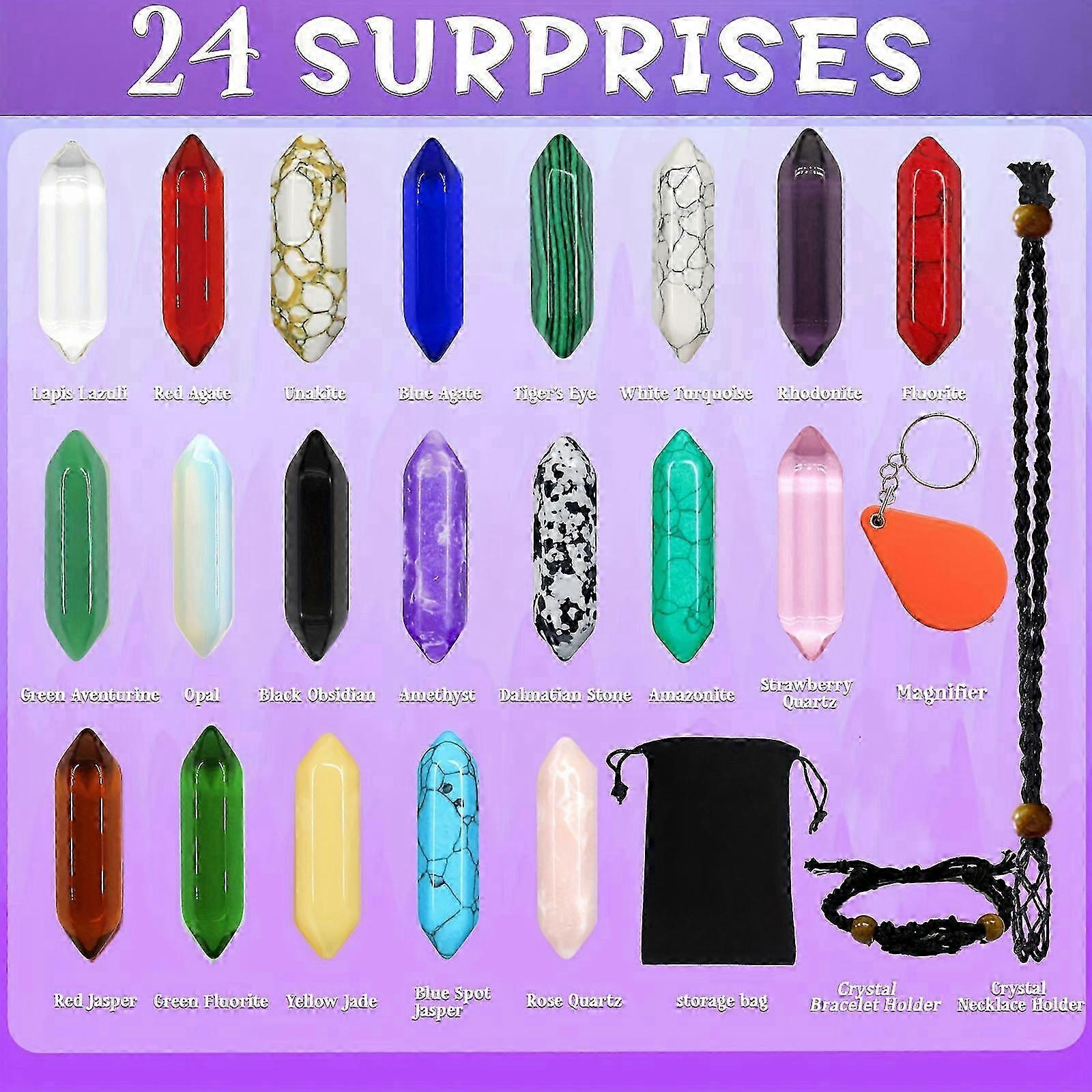 Advent Calendar 2024 Women 2024 Crystal Advent Calendar 24-Day Girl ...