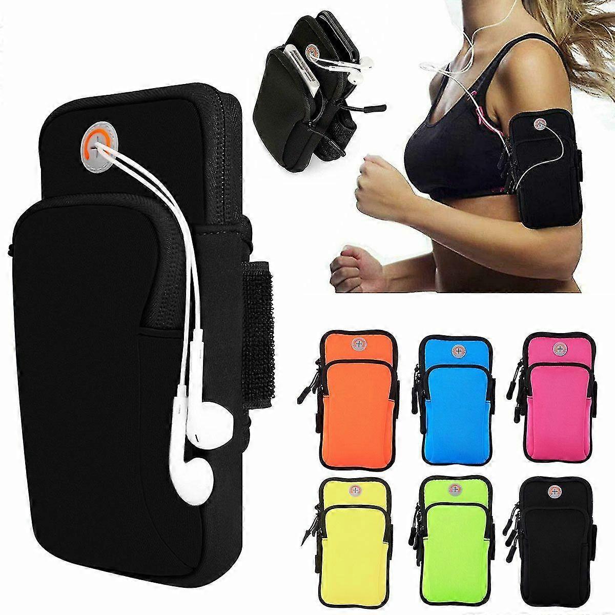 Sports Armband Running Jogging Gym Arm Band Key Case Pouch Cell Phone ...
