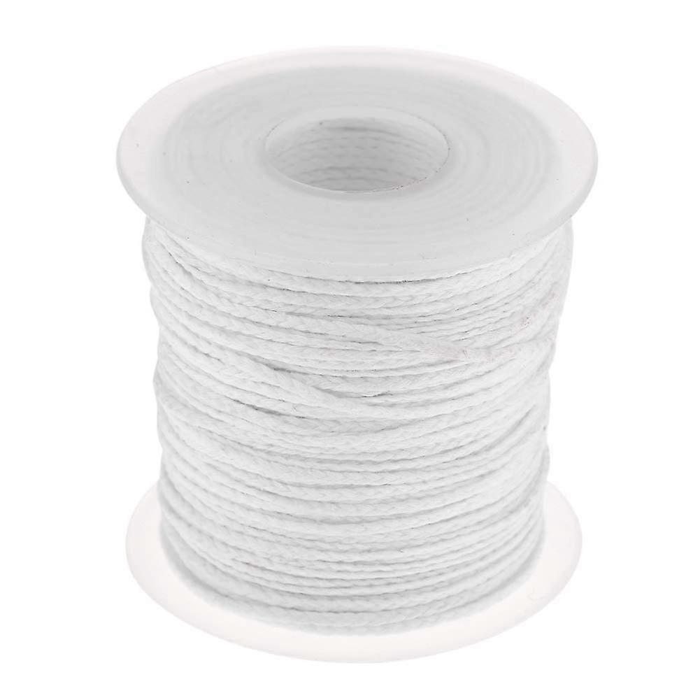200FT Braided Wick Cotton Wicks, Spool Candle Wick Core Oil Lamp Wick ...
