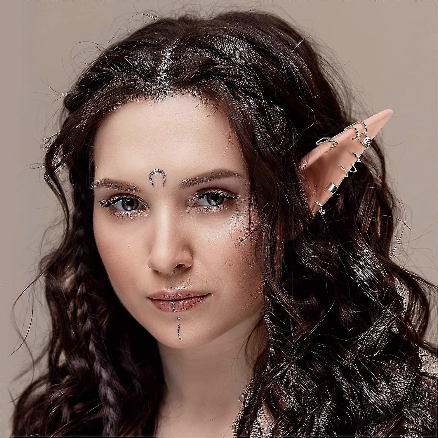 2 Pairs Elf Ears - Medium And Long Style Cosplay Fairy Pixie Elf Ears ...