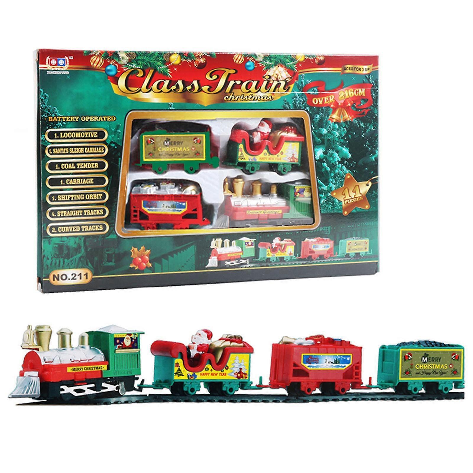 Toy Train Set Christmas Train Set Railway Tracks Battery Operated Toys ...
