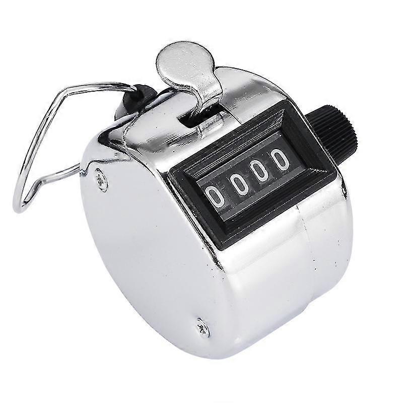 Hand Counter Counter Clicker Hand Counter with 4 Digit Display Metal ...