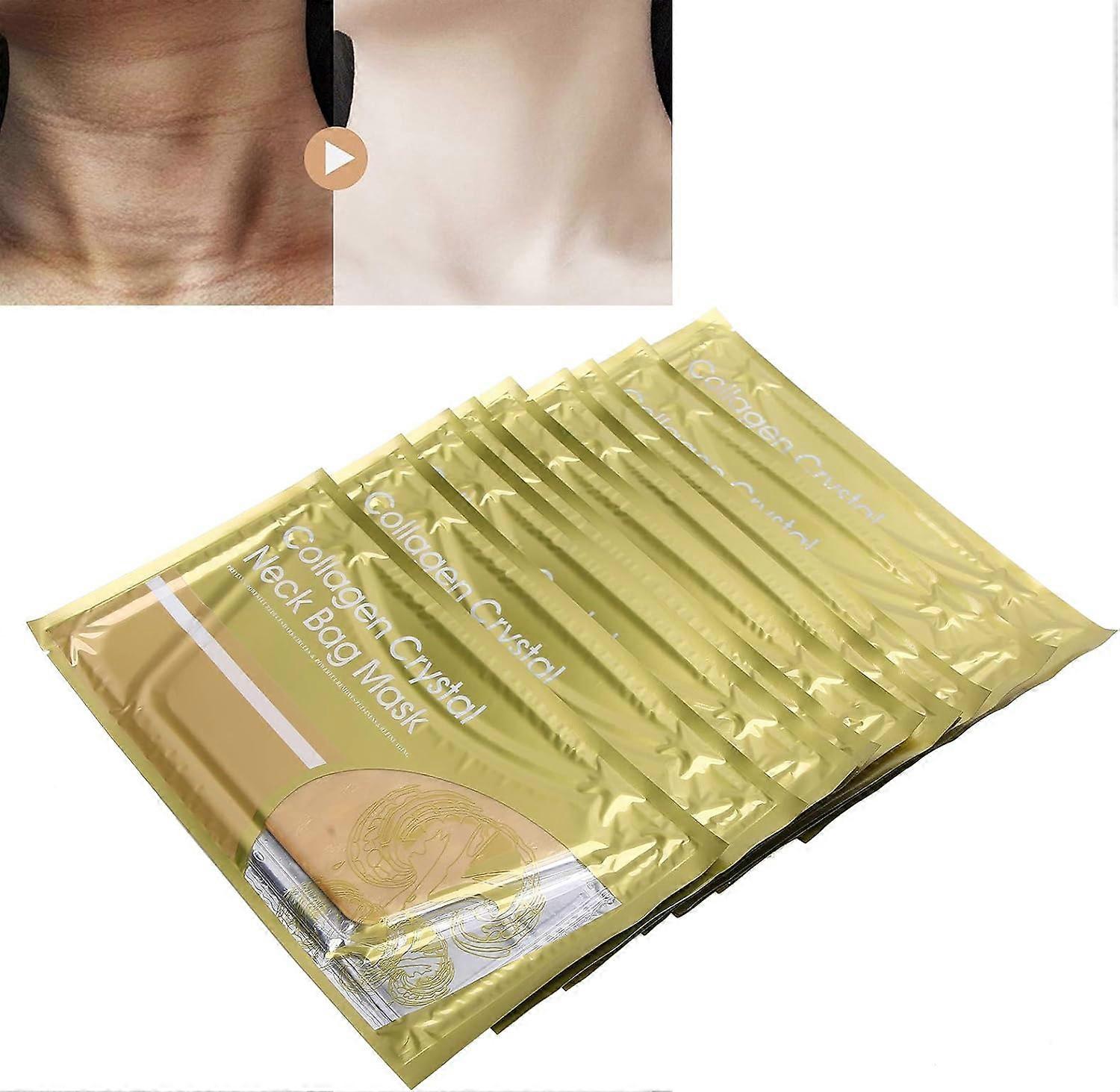 5/10pcs Collagen Neck Mask, Anti-Wrinkle Neck Skin Firming Mask ...