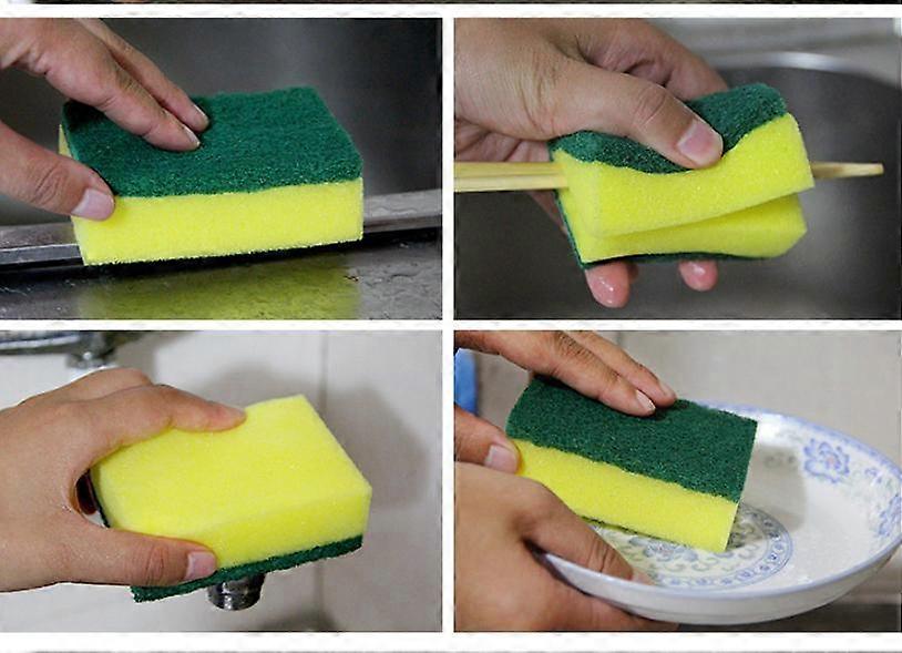 24 st svampar för disk, icke-repiga scrub svampar med slipande scour ...