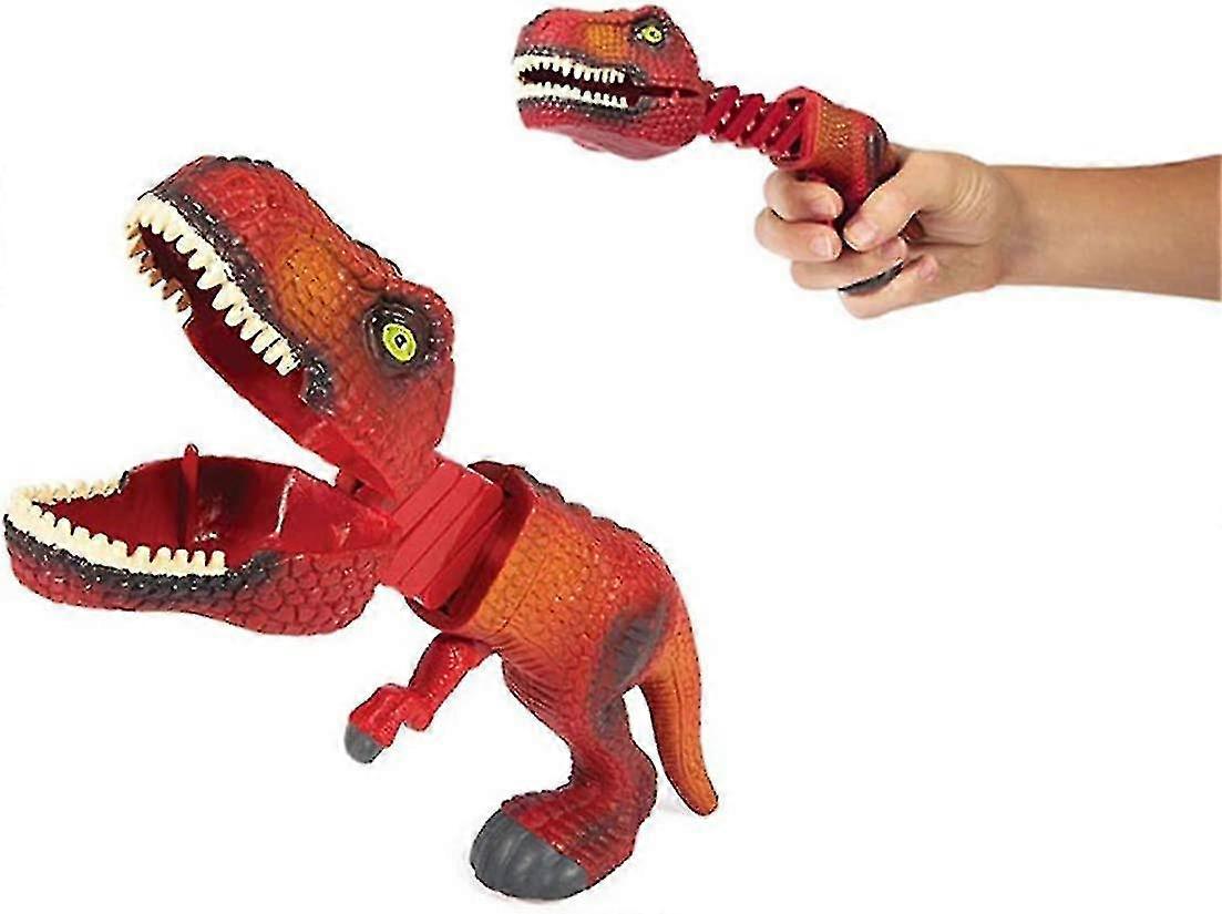 Crazy Hungry Dinosaur Shark Grabber Set Of 2 Chomper With 12 Small Guys ...