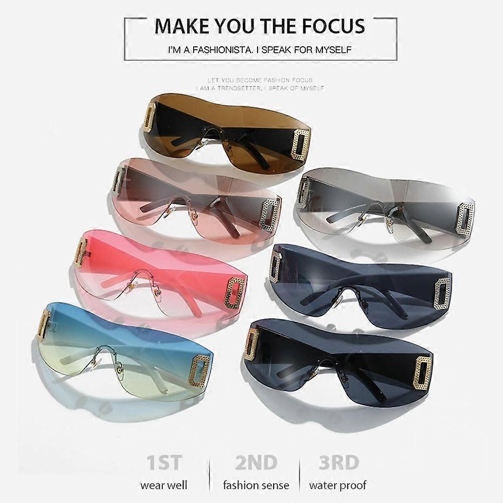 New Luxury Brand Y2k Sunglasses Women Sport Punk Sun Glasses Men Trends ...