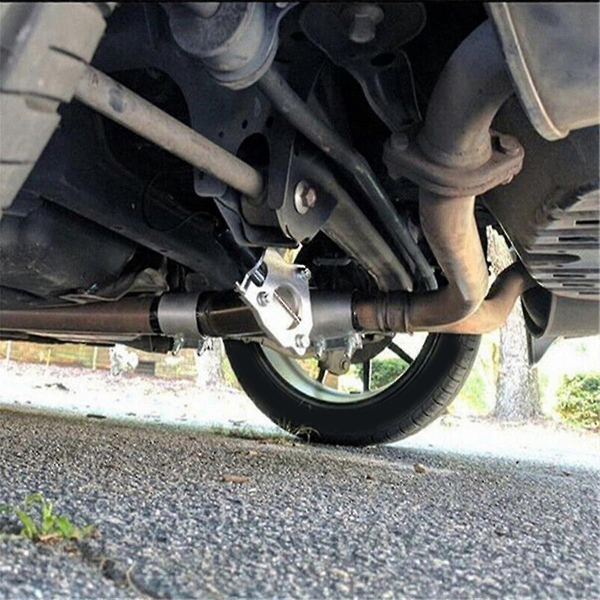 2.5in/63mm Electric Exhaust Cutout Valve Control Motor Cut Out Kit with ...