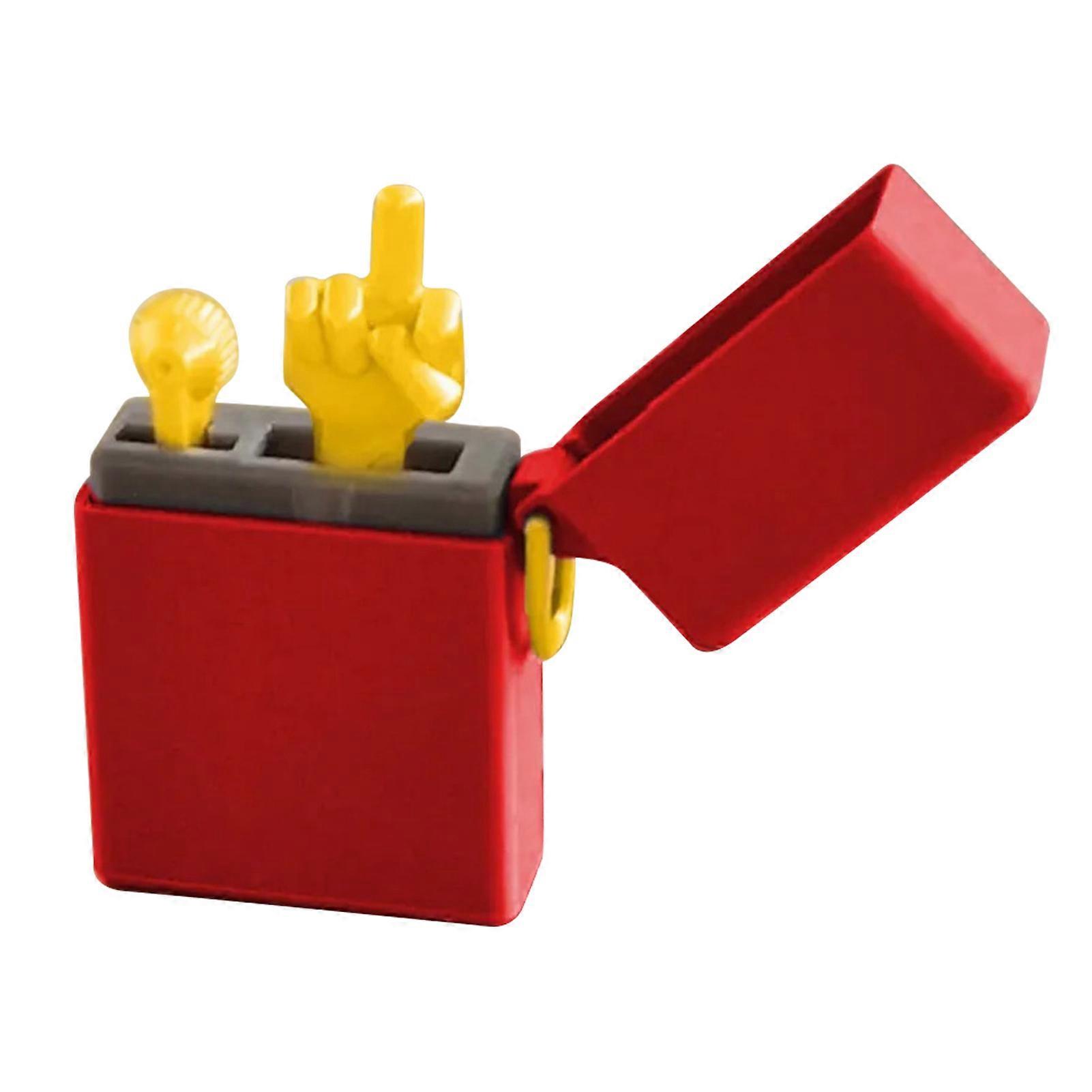 Funny Pop-Up Middle Finger Prank Fake Lighter, Novelty Gag Gift for ...