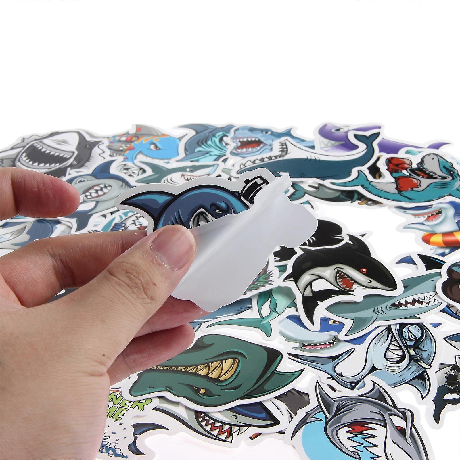 50PCS Ocean Animal Stickers - Shark Stickers for Teens, Boys, Girls ...