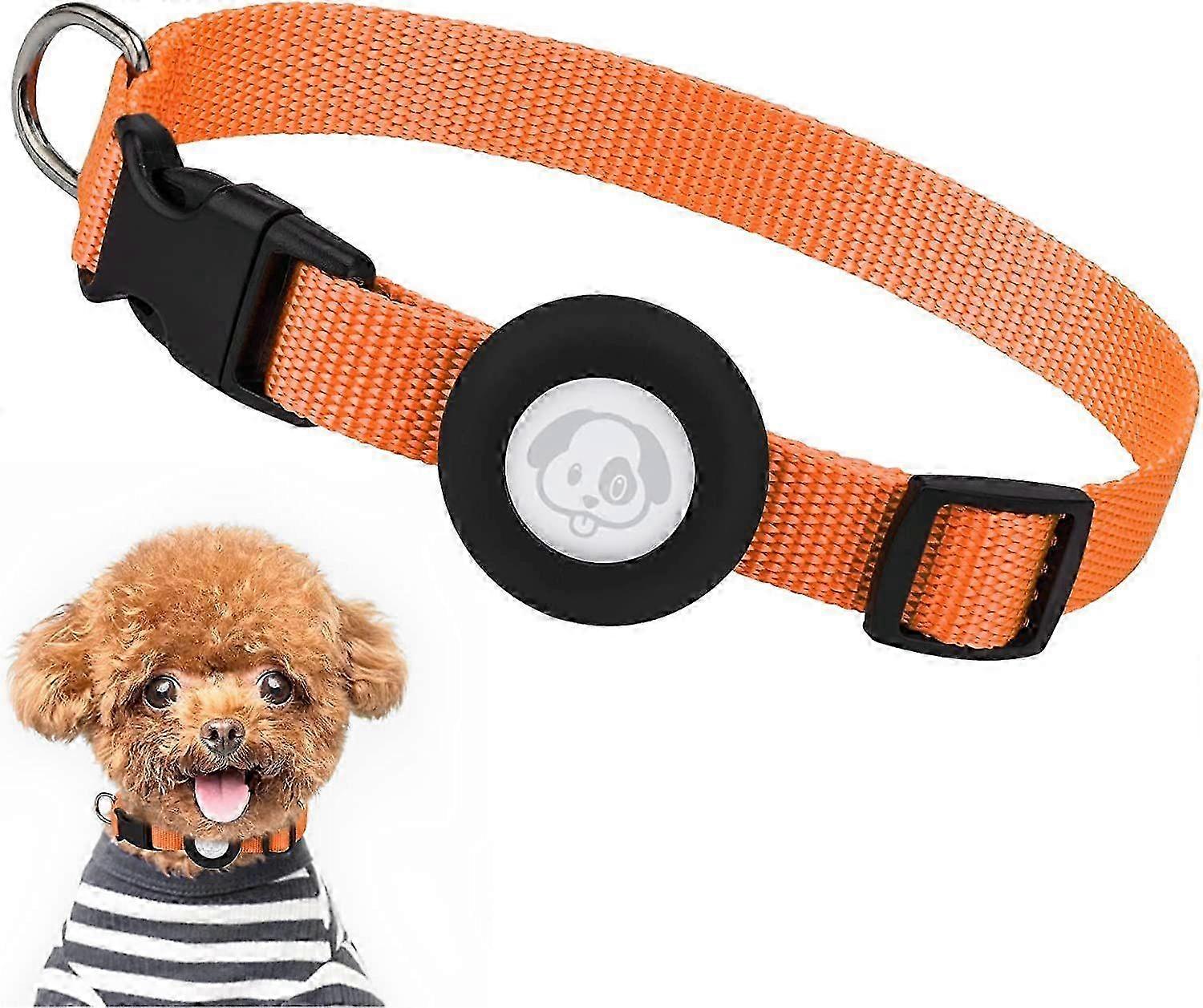 Airtag Dog Collar, Adjustable Air Tag Dog Collar with Breakaway Safety ...