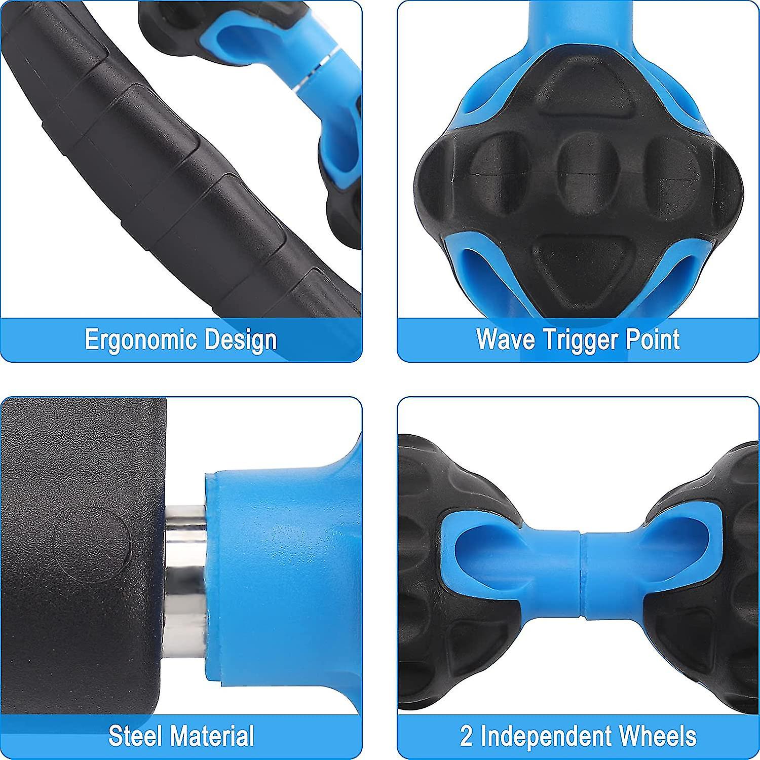 Manual Muscle Roller, Muscle Roller For Legs, Arms, Elbow And Back ...