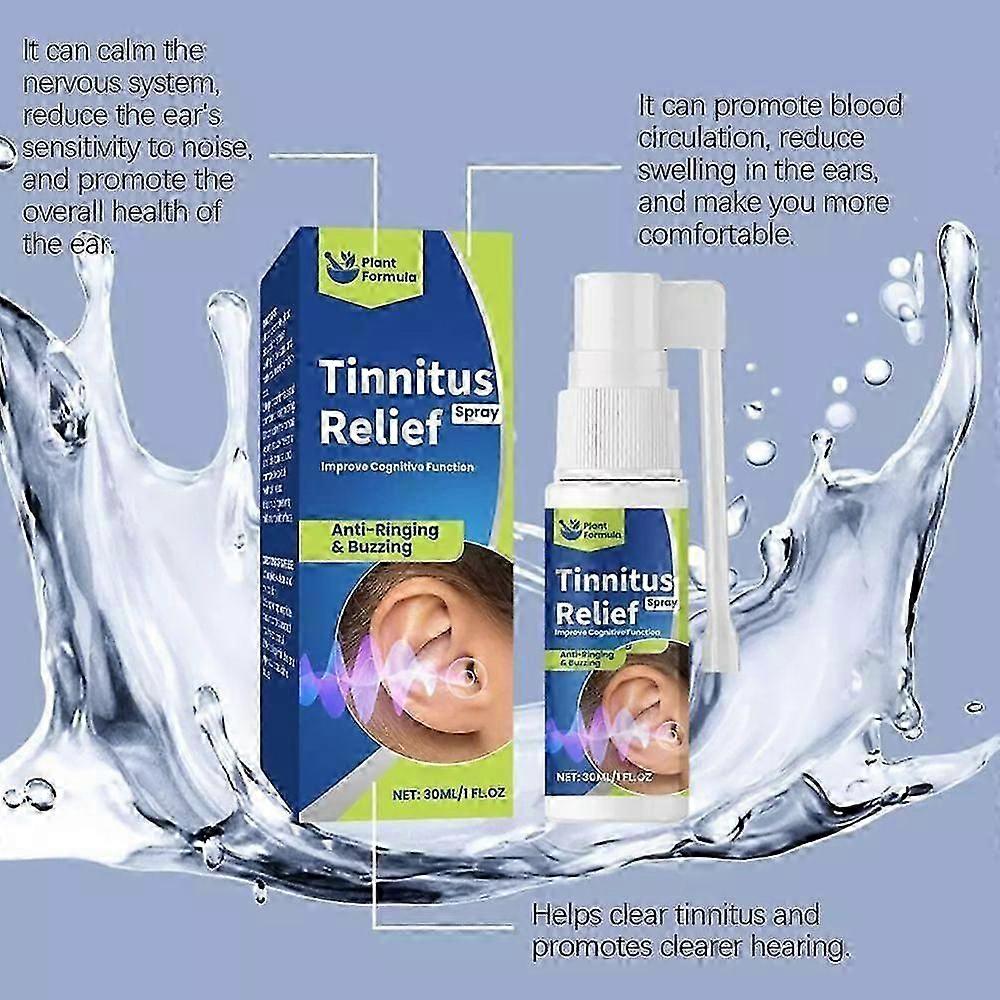Tinnitus Cure Spray Ear Ringing Treatment Relief Ear Pain Itch Hearing ...