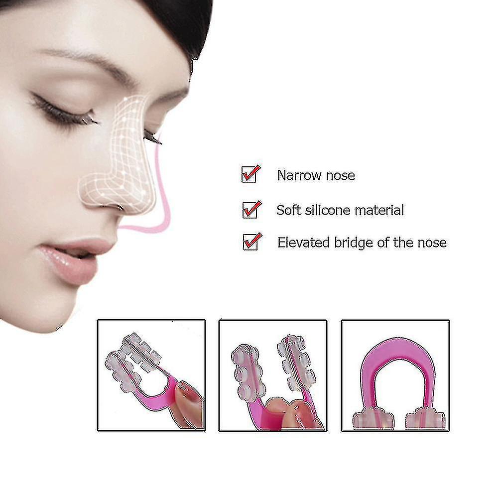Women U-shaped Nose Clip Nose Corrector Nose Bridge Booster Narrow Nose ...
