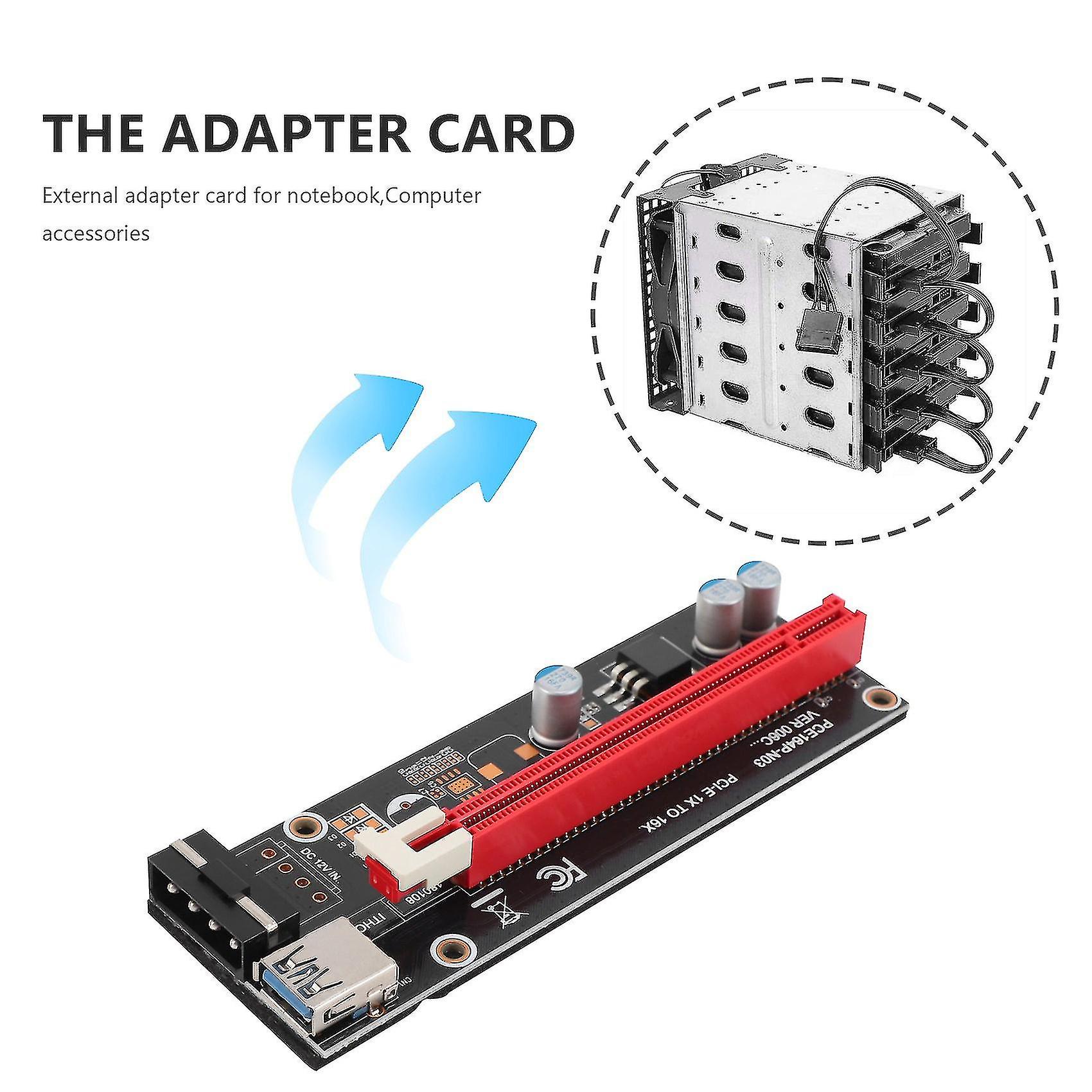Mini Pcie To Pci 16x Riser For Laptop External Card Exp Gdc Btc ...