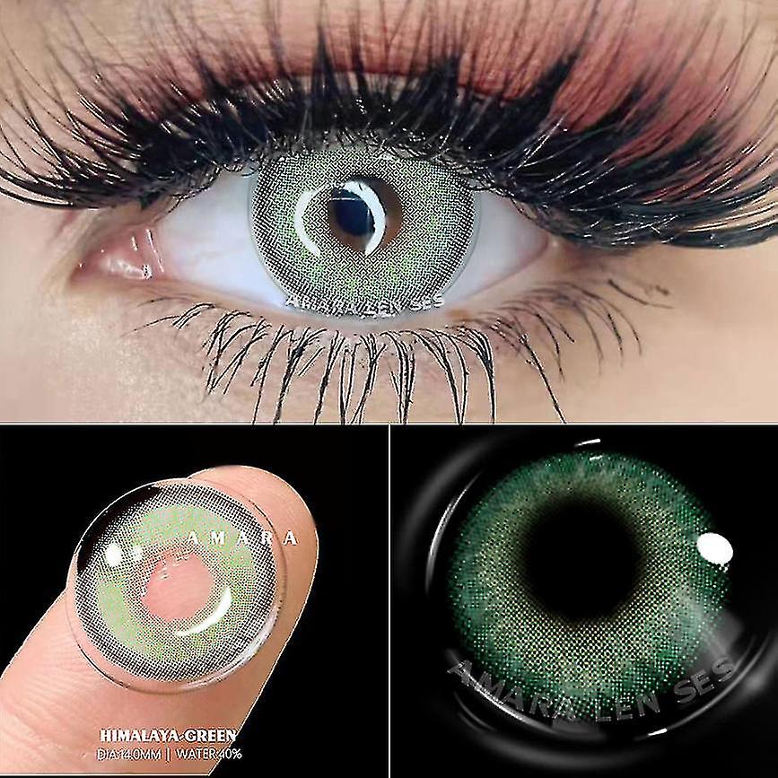 2pcs Color Contact Lens Contact Color Lens Eyes Lenses For Eyes Contact ...