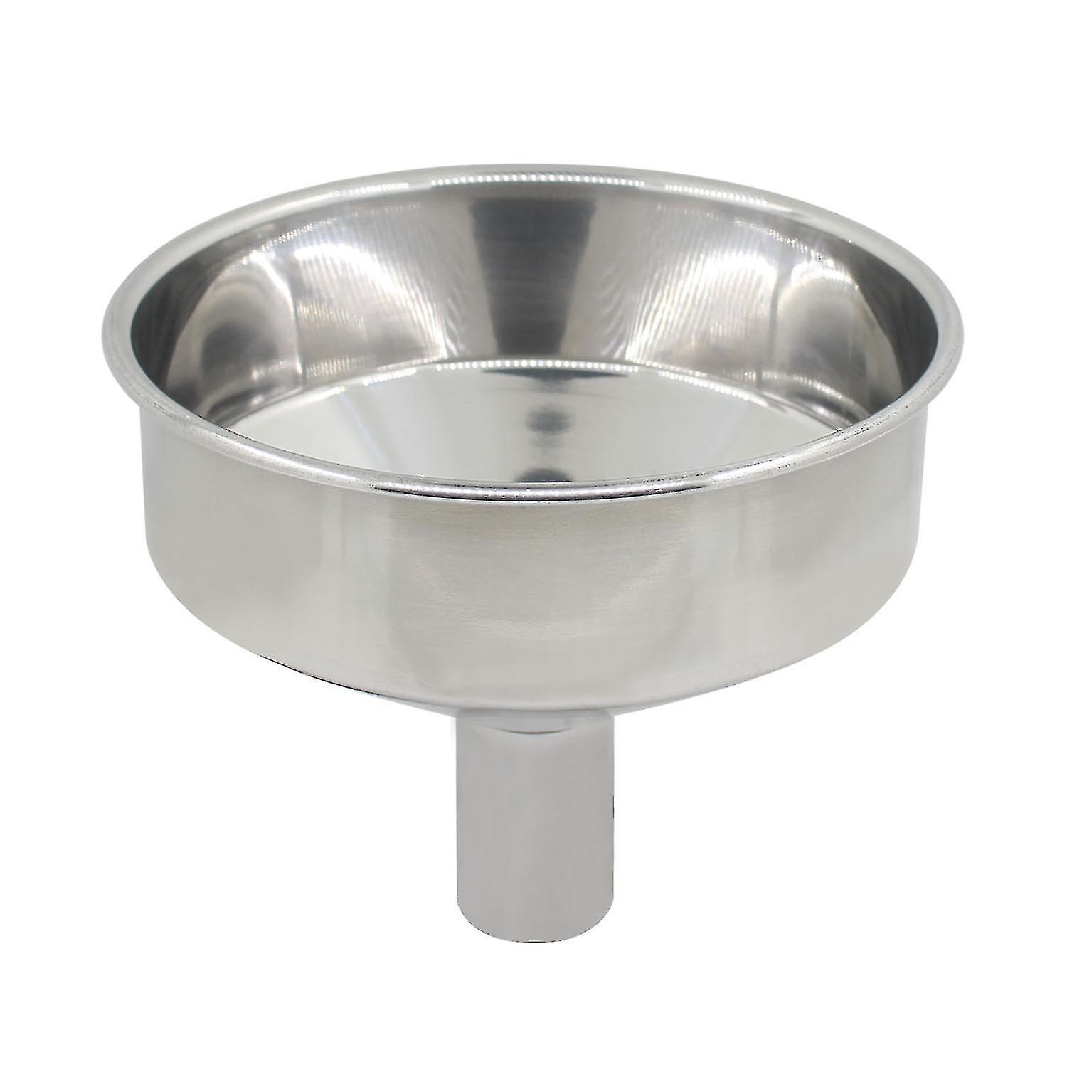 304 Stainless Steel Funnel Large With Filter Household Wine And Oil ...