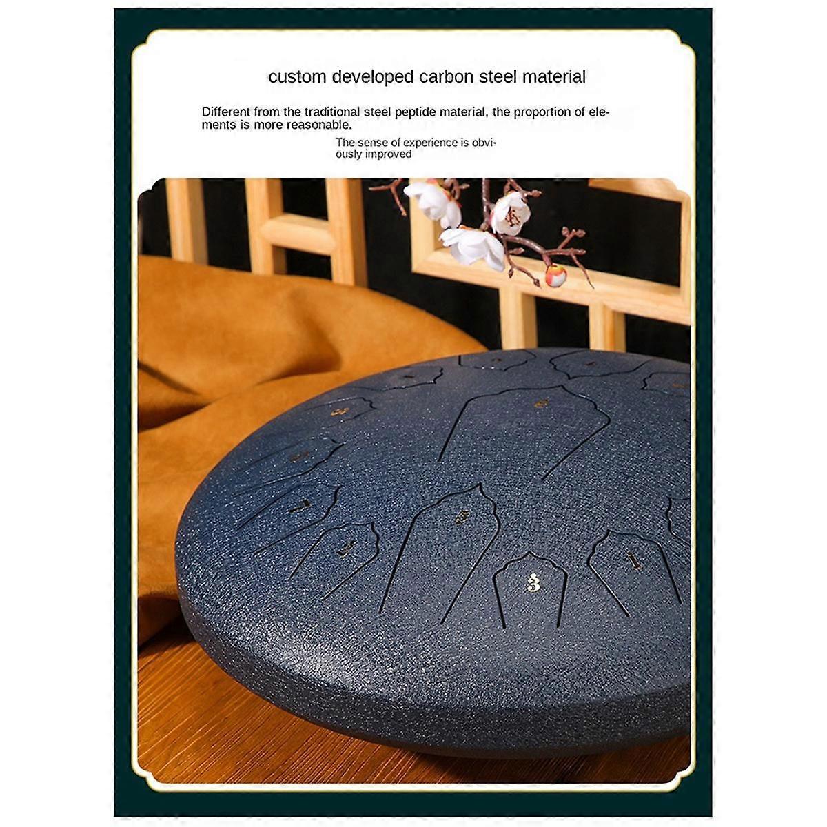 6-Inch 8-Tone Sound Rain Drum Outdoor Rain Drum Percussion Instrument ...