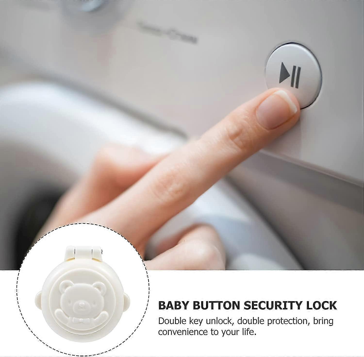 Child Safety Locks Washing Machine Button Covers Baby Proofing Safety ...