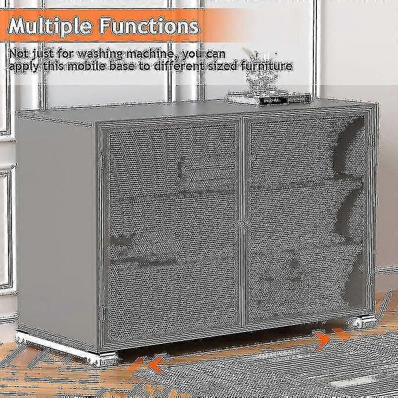 Set Of 2 Washing Machine Transport Castors Under Chassis For Washing ...