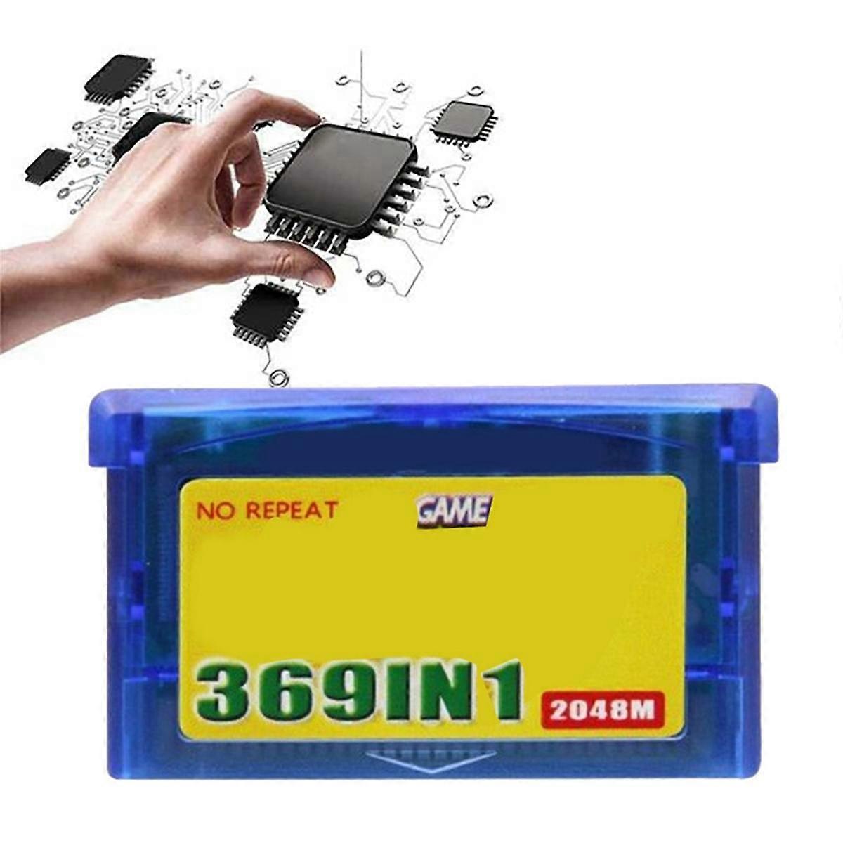 369-In-1 Game for Advance Video Game Console Card English Combined Card ...