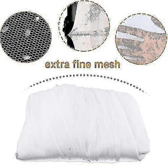Mosquito Net Fine Mesh Large Square Mosquito Net For Double Bed And ...